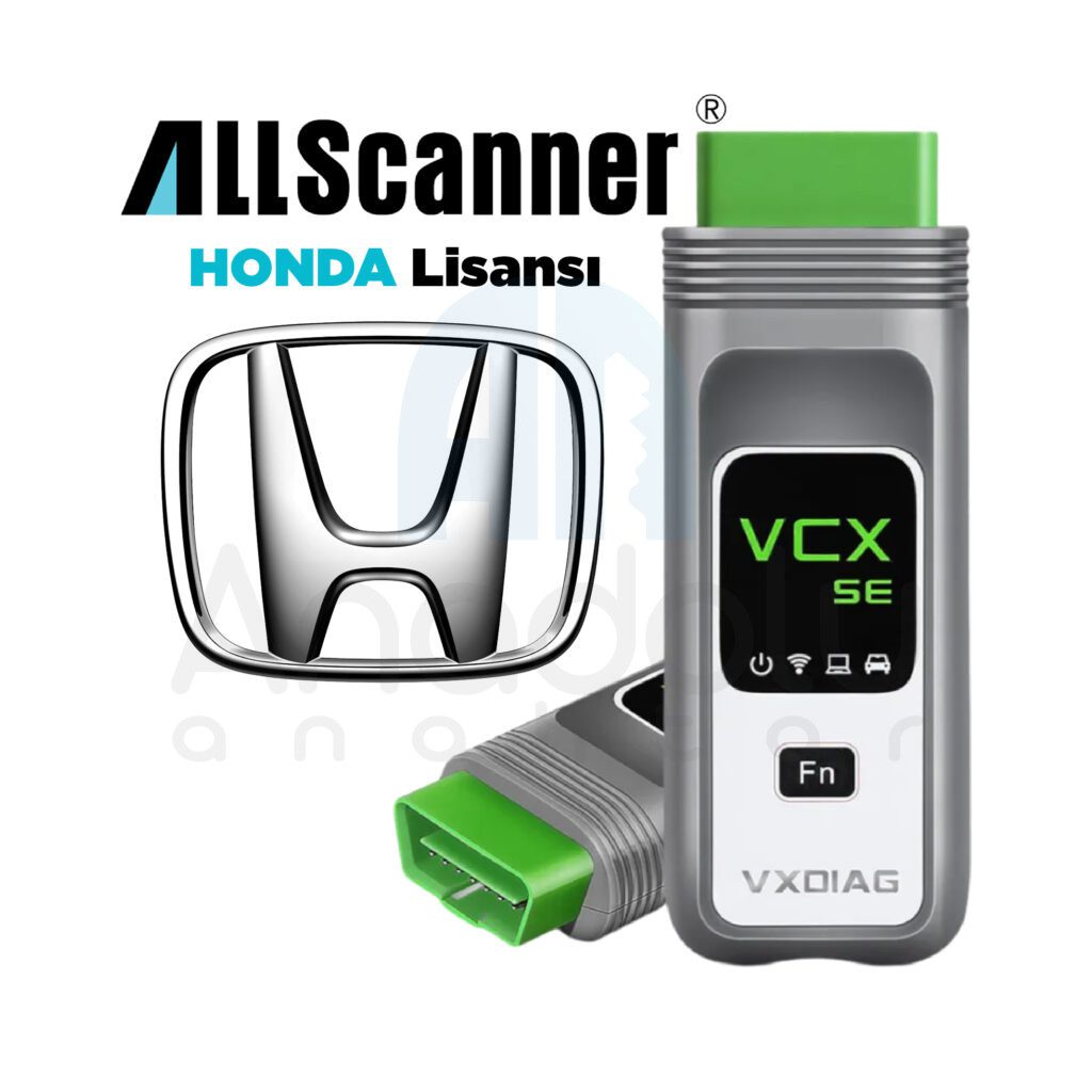 8312 | All Scanner Honda Lisansları için VCX SE Diagnostik Tool ...